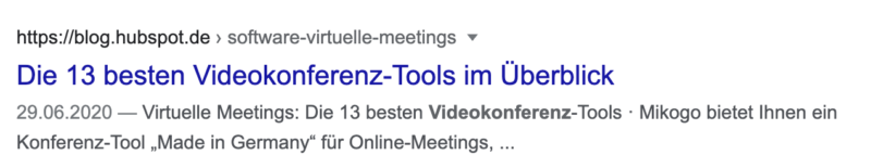 Google Snippet Optimierung: Wie man seine Snippets schreibt