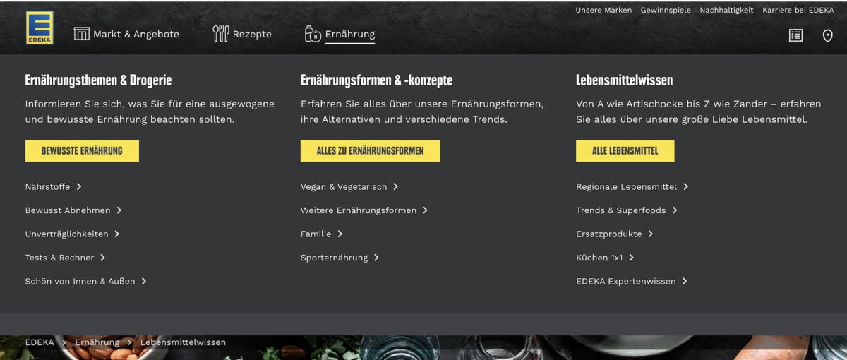 Edeka. vs. Rewe - wer hat die bessere SEO-Strategie?